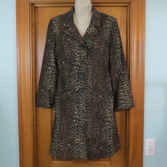 Gantos | Jackets & Coats | Gantos Womens Leopard Lined Coat Size 6 ...